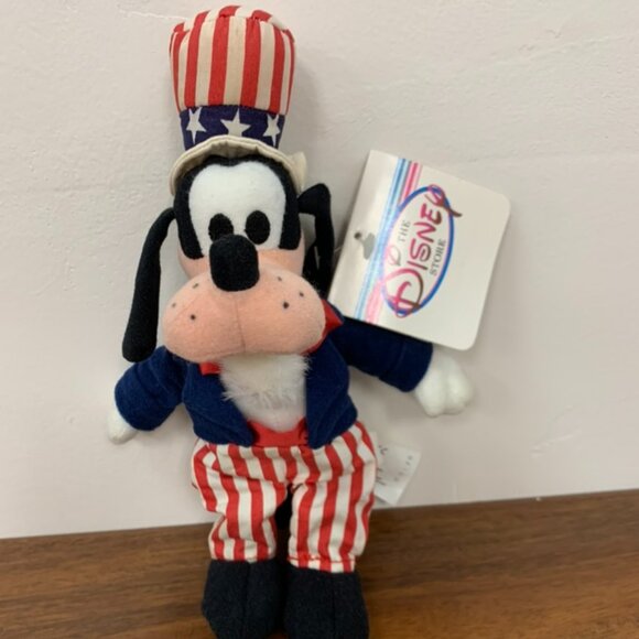 Disney | Toys | Disney Plush Uncle Sam Goofy Bean Bag Doll Inch Stuffed ...